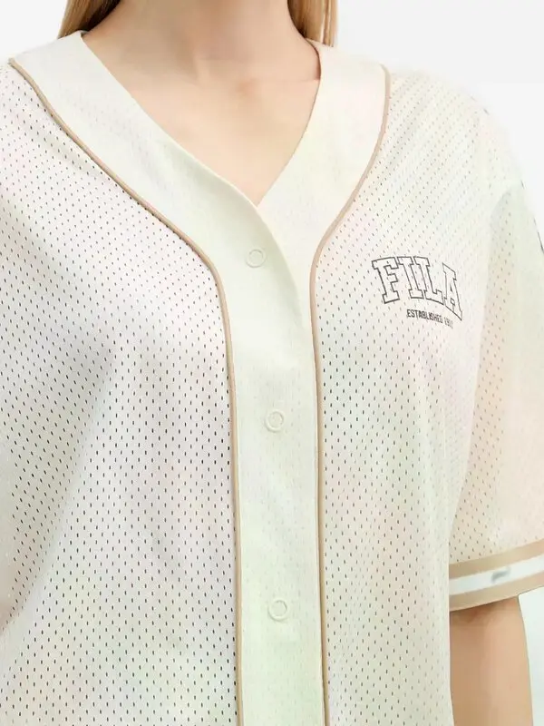 FILA Villanova Logo-print Mesh-knit T-shirt