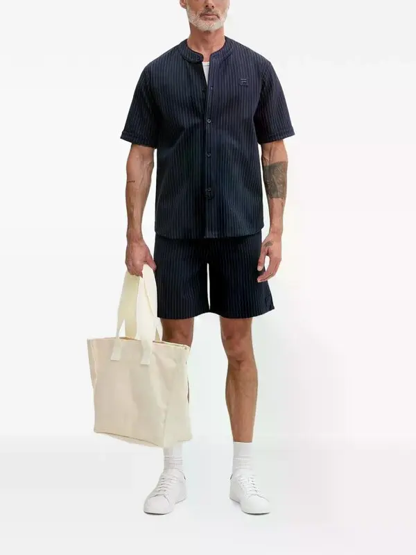 FILA Lucca Pinstripe-pattern Shorts