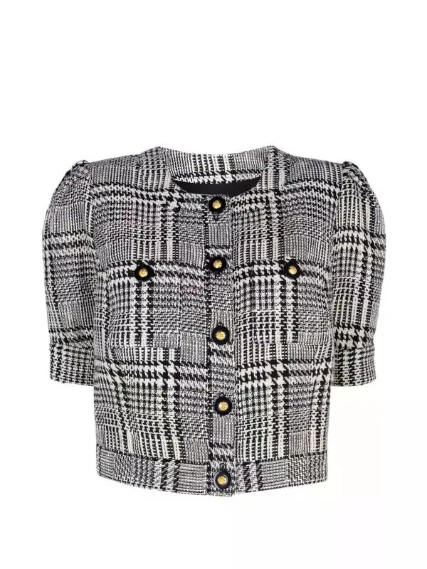 L'Agence Allerga Cropped Jacket - Black