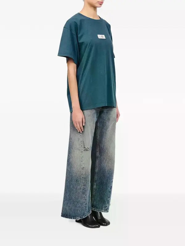MAISON MARGIELA Logo Patch Signature Stitch T-shirt
