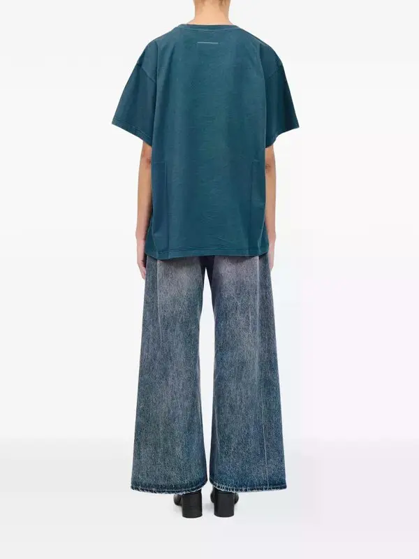 MAISON MARGIELA Logo Patch Signature Stitch T-shirt