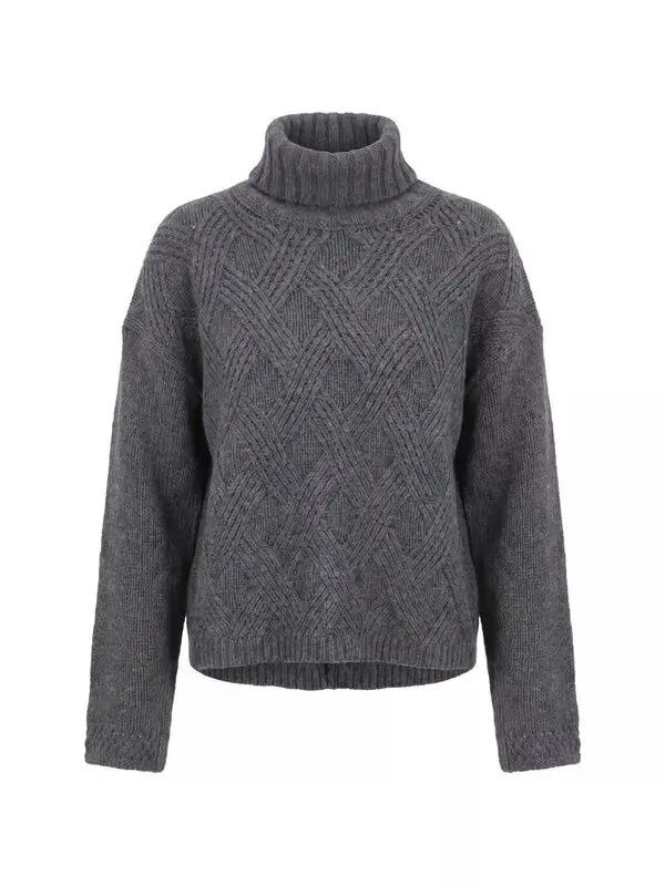 TWINSET Roll-neck Sweater - Grey