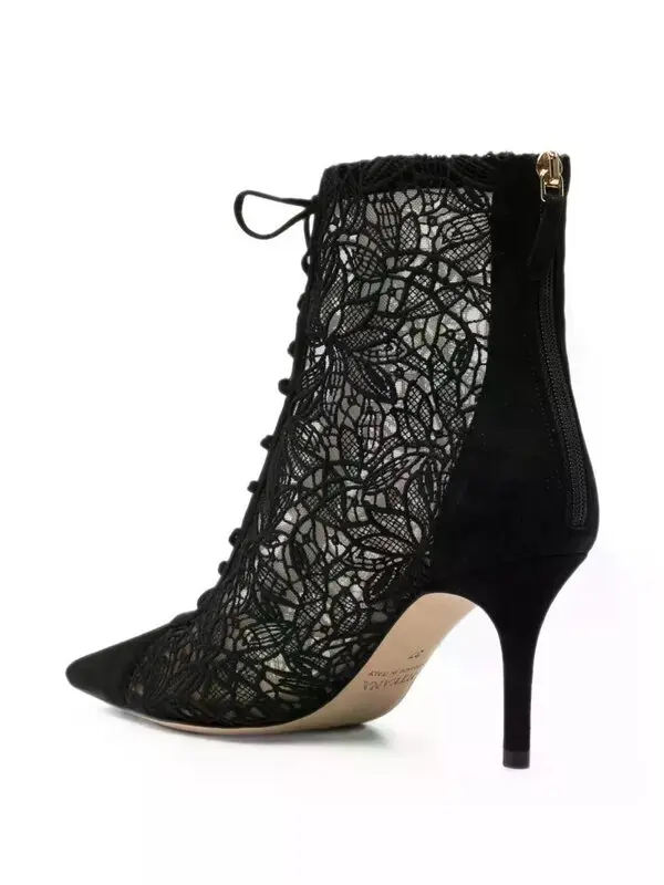 ARTEANA Venezia Lace-up Heeled Ankle Boots