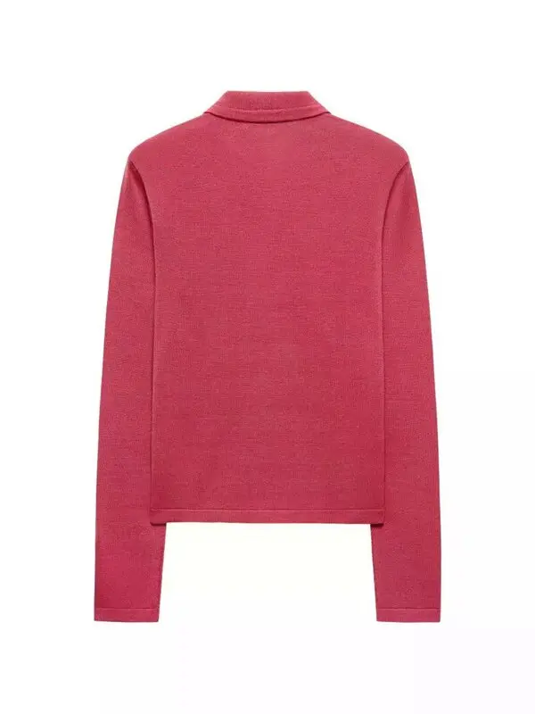 Shanghai Tang Frog-fastening Silk Cardigan