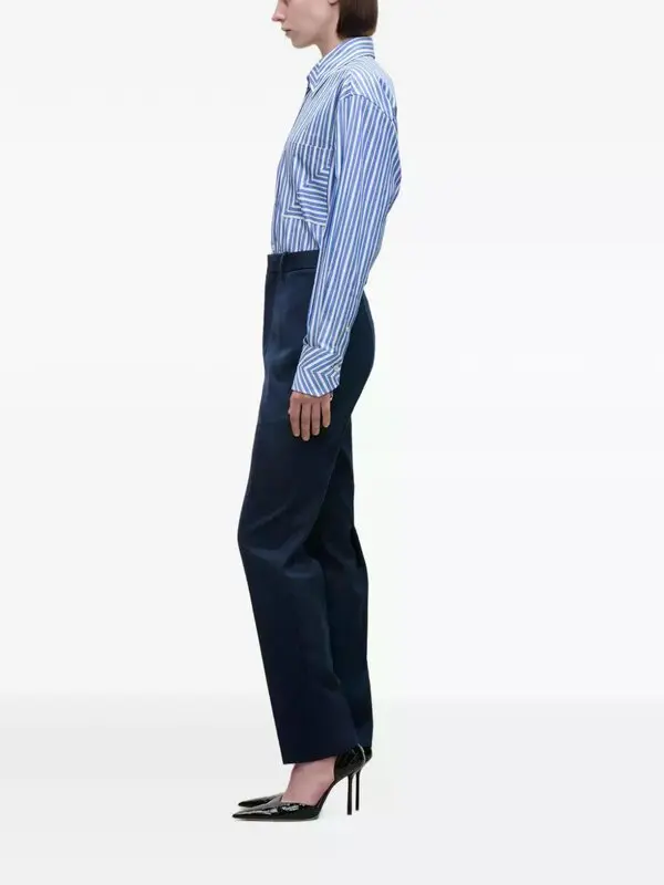 Victoria Beckham Striped Pocket Detail Shirt