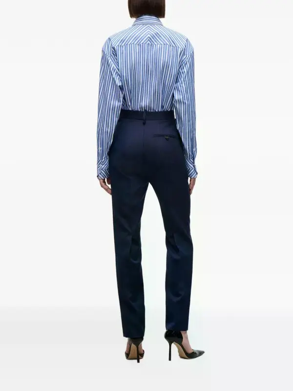 Victoria Beckham Striped Pocket Detail Shirt