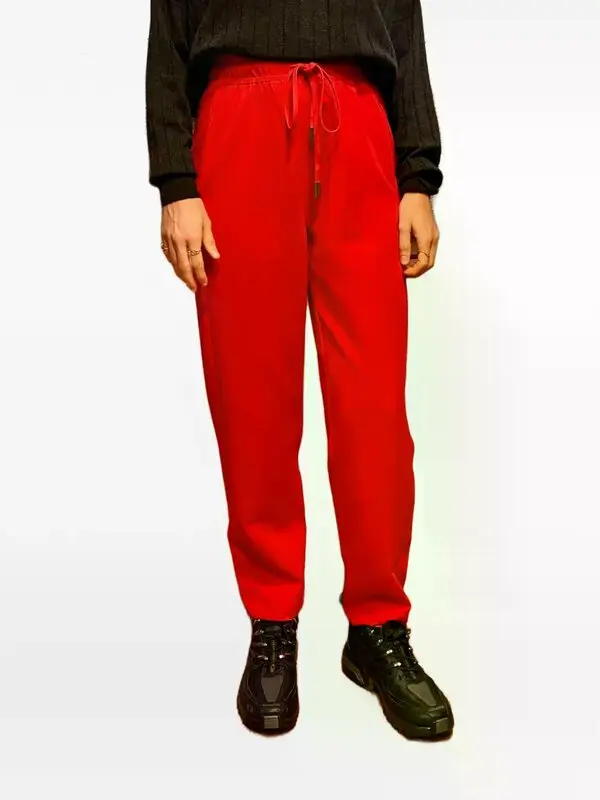 PSOPHIA Drawstring-waist Track Pants - Red