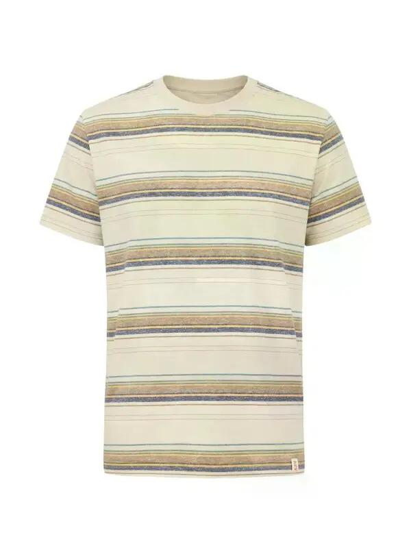 REVOLUTION NOW Horizontal-stripe T-shirt