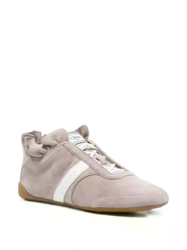 Chloé Kick Ruffled Sneakers