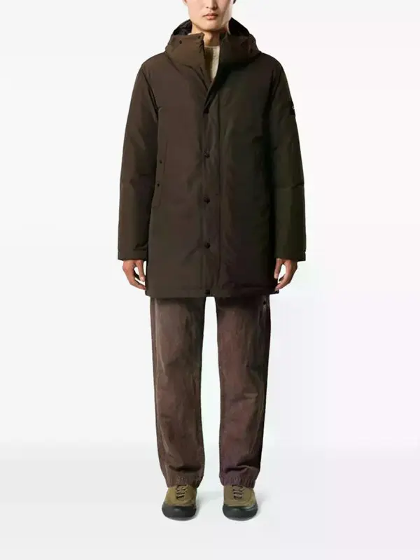 Stone Island 7100006 Micro Reps Long Down Parka