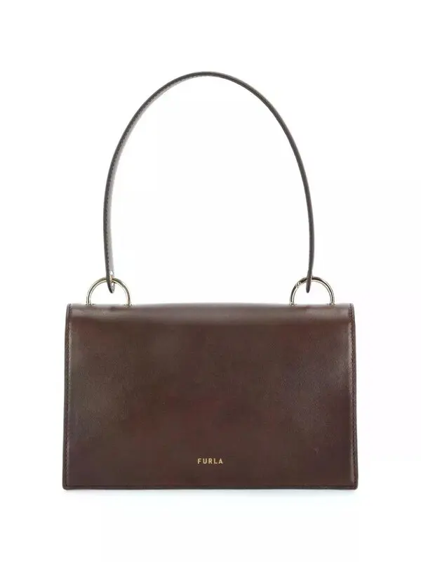 Furla Tortoiseshell-effect Logo-plaque Shoulder Bag