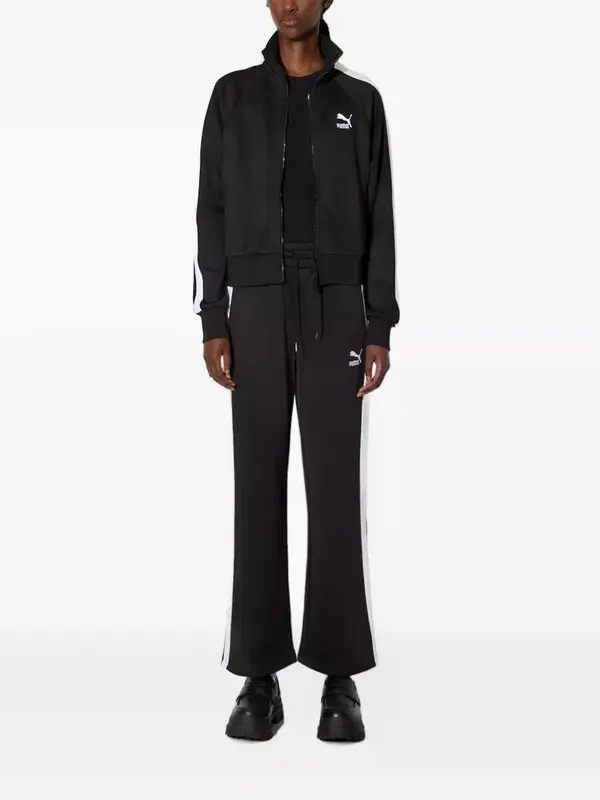 PUMA Iconic T7 Logo-embroidered Side-stripe Track Pants
