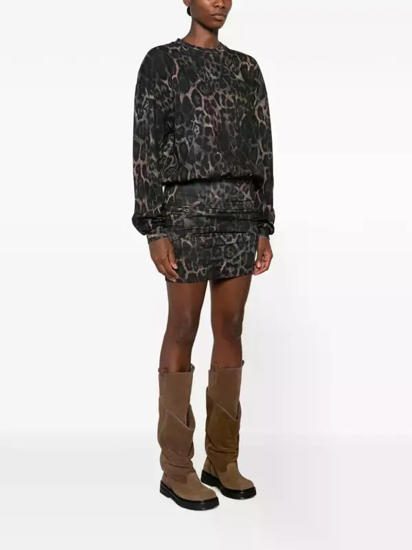 Just Cavalli Leopard-print Mini Dress