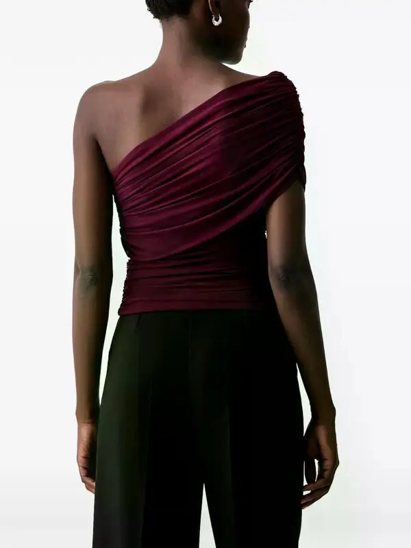 Bardot Harley One-shoulder Ruched Top