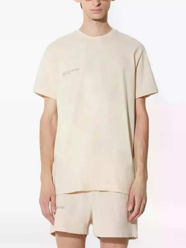 PANGAIA Logo-print T-shirt - Neutrals