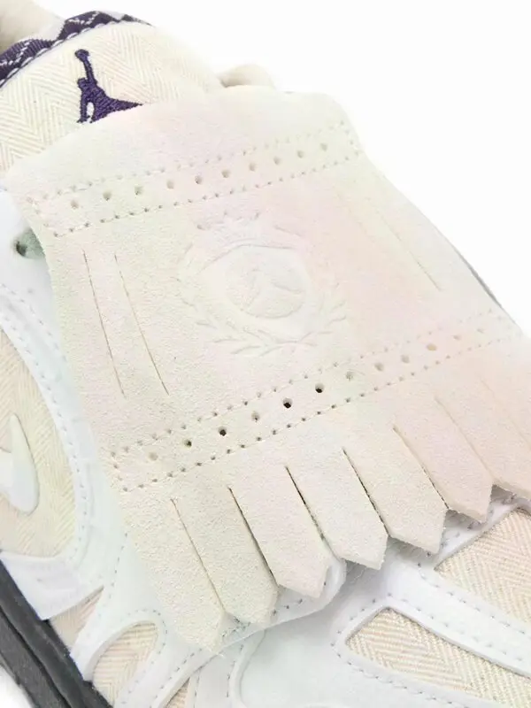 Nike Air Jordan 1 Low "method Of Make Kiltie" Sneakers - White