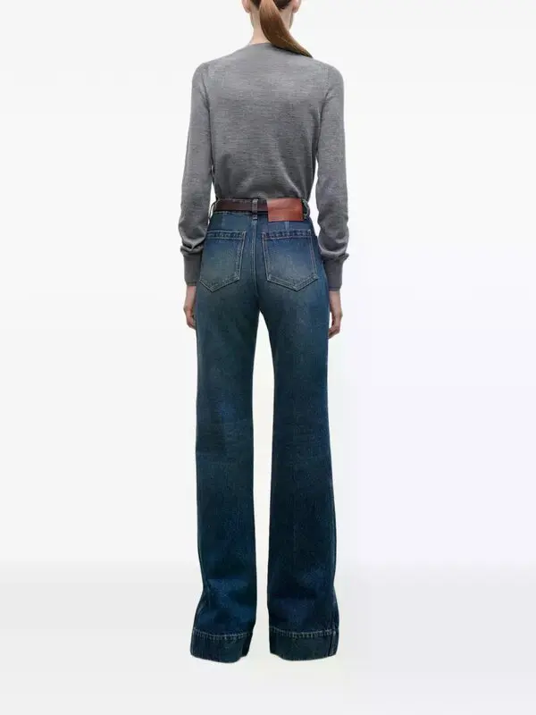 Victoria Beckham Alina Patchwork-pocket Jeans