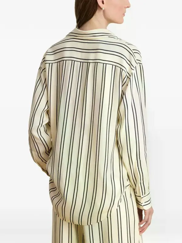 Ralph Lauren Striped Embroidered Logo Shirt