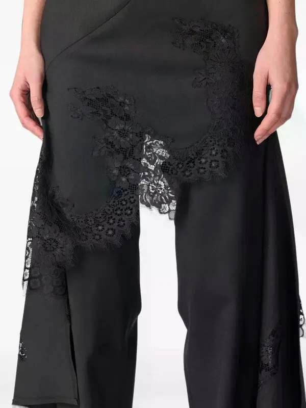 Monse Lace-hem Deconstructed Trousers