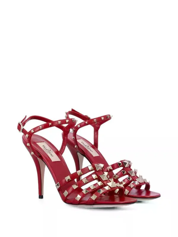Valentino Garavani Rockstud Kidskin Sandal 100mm