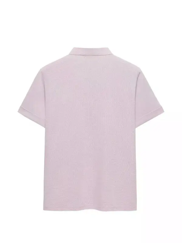 Shanghai Tang Shou Mandarin-collar Knot-button Polo Top