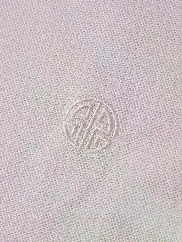 Shanghai Tang Shou Mandarin-collar Knot-button Polo Top