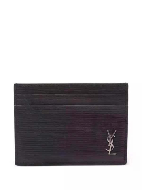 Saint Laurent 2020s Cassandra Card Case - Black