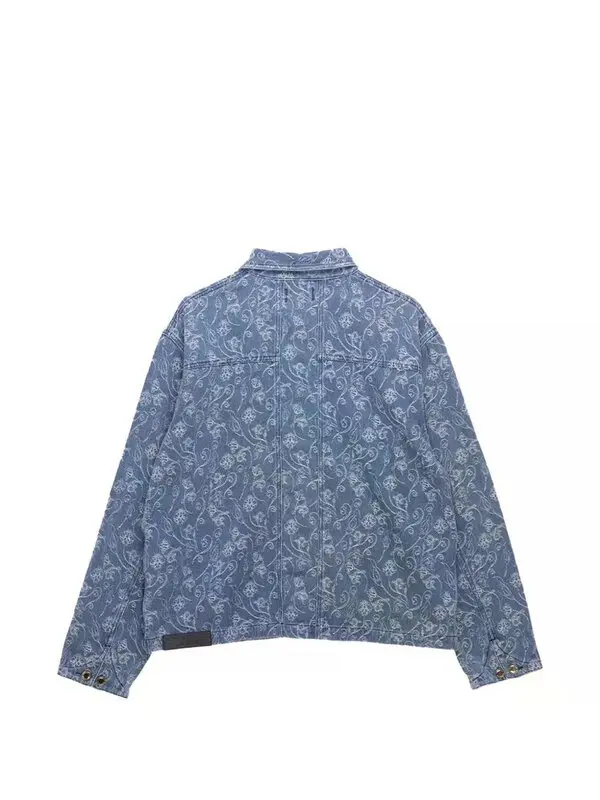 HONOR THE GIFT Floral-jacquard Shirt Jacket
