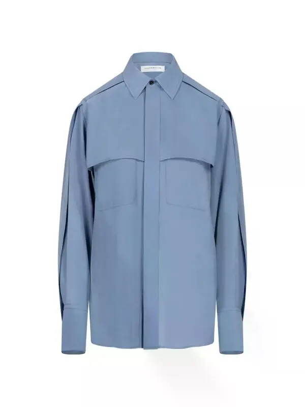Victoria Beckham Utility Silk Shirt