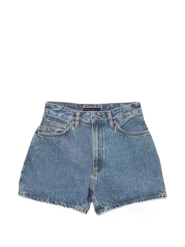 Nudie Jeans Maeve Denim Shorts - Blue