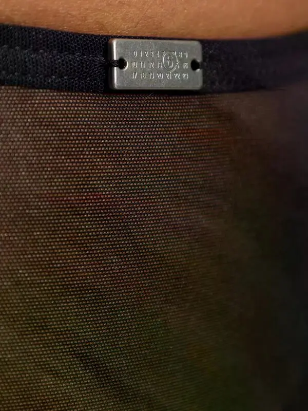 MAISON MARGIELA Logo-plaque Mesh Briefs