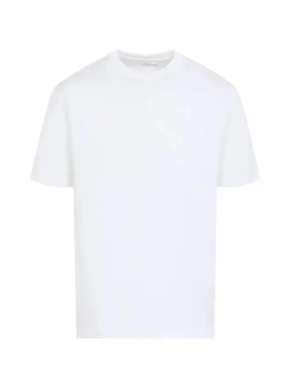 Kiton Round Neck Cotton T-shirt - White