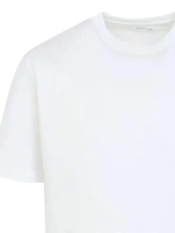 Kiton Round Neck Cotton T-shirt