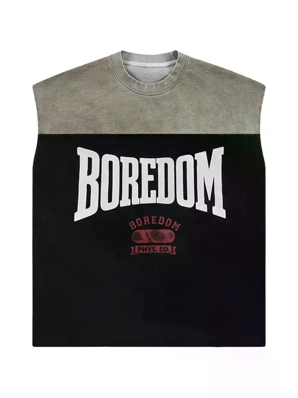 BOREDOM KILLS Boxer Cut-off Sweater