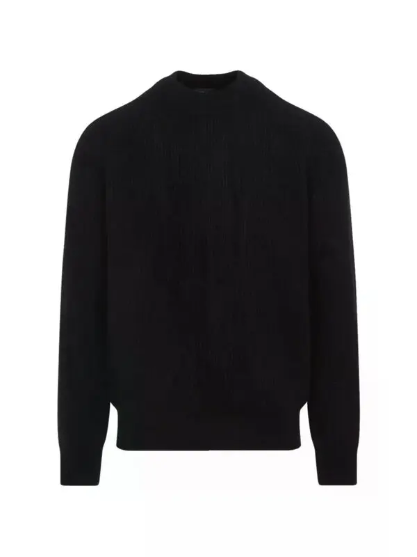 Brioni Ribbed-knit Sweater - Black