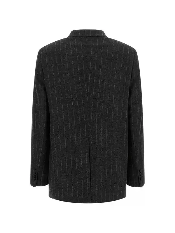 Tagliatore Jasmine Double-breasted Pinstripe Suit Jacket