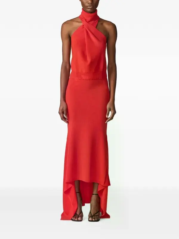 Monse Twist-front Halterneck Top