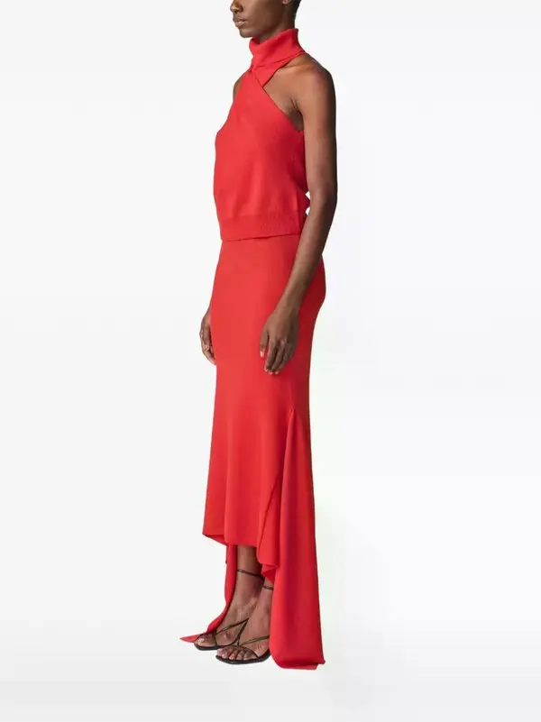 Monse Twist-front Halterneck Top