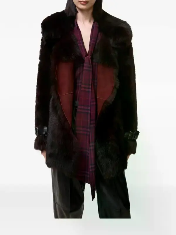 Burberry Short Shearling Linley Coat