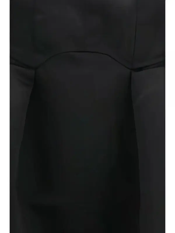 GANNI Square Neck Midi Dress