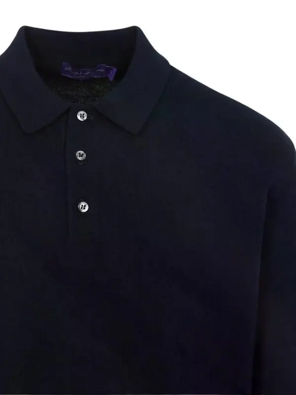 Ralph Lauren Purple Label Cashmere Polo Sweater
