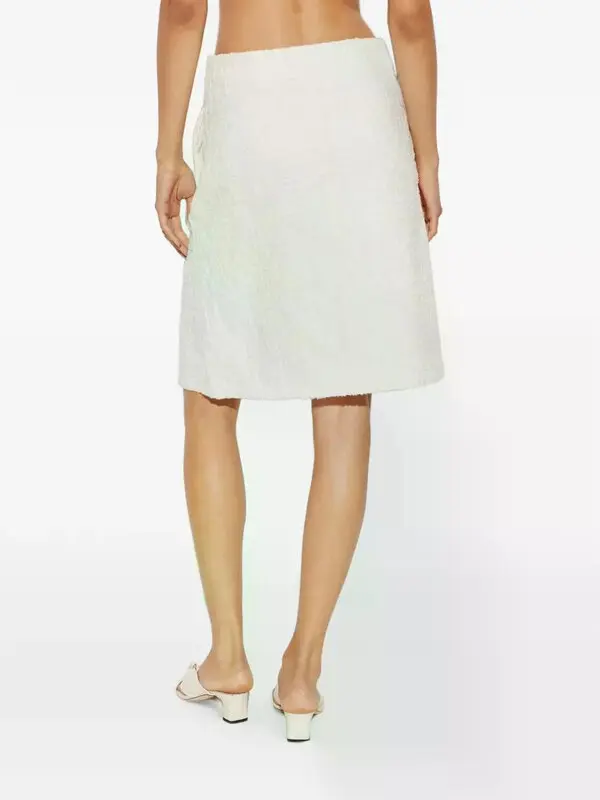 SELF-PORTRAIT Embellished Slit Mini Skirt