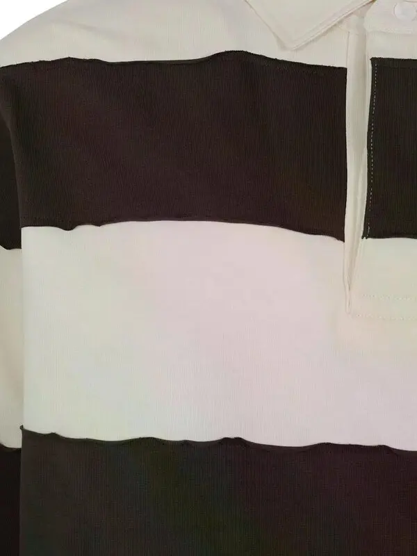 WOC Striped Long-sleeve Polo Shirt
