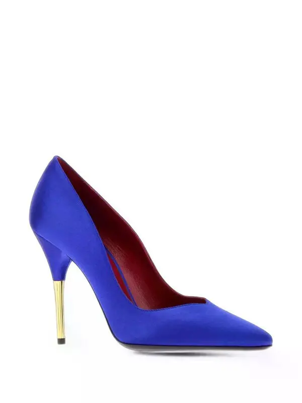 Valentino Garavani Satin Pointed-toe Heeled Pumps