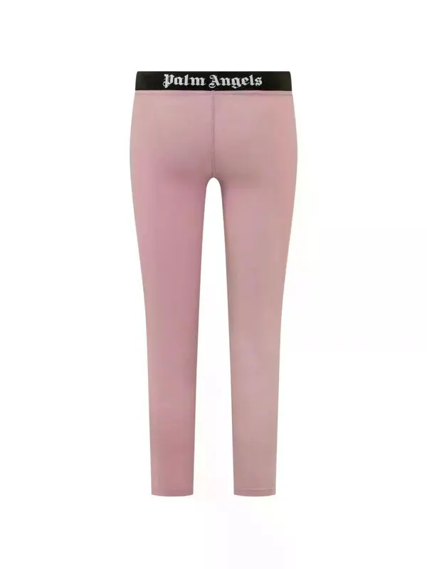 Palm Angels Logo-waistband Leggings