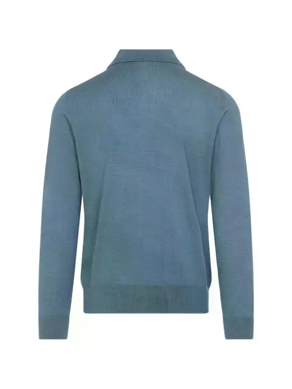 Brioni Button-up Polo Sweater