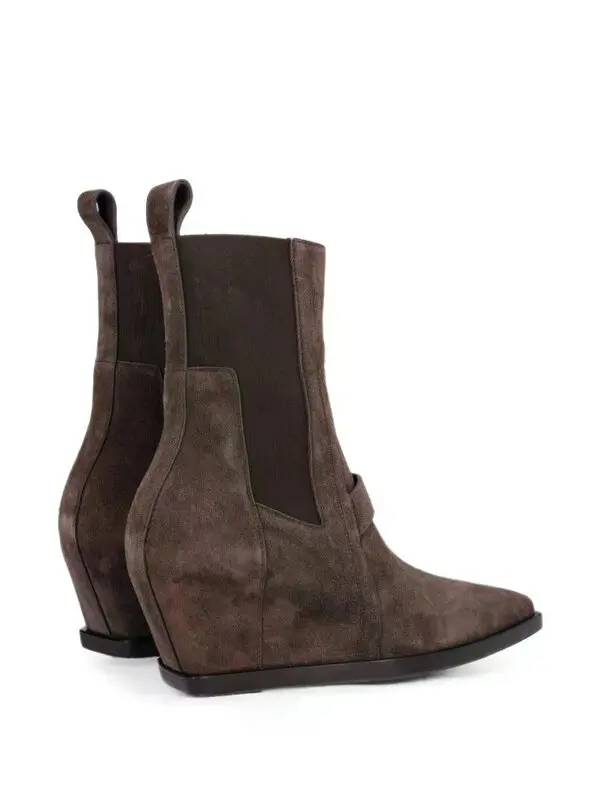 Rick Owens Sharp Wedge Ankle Boots
