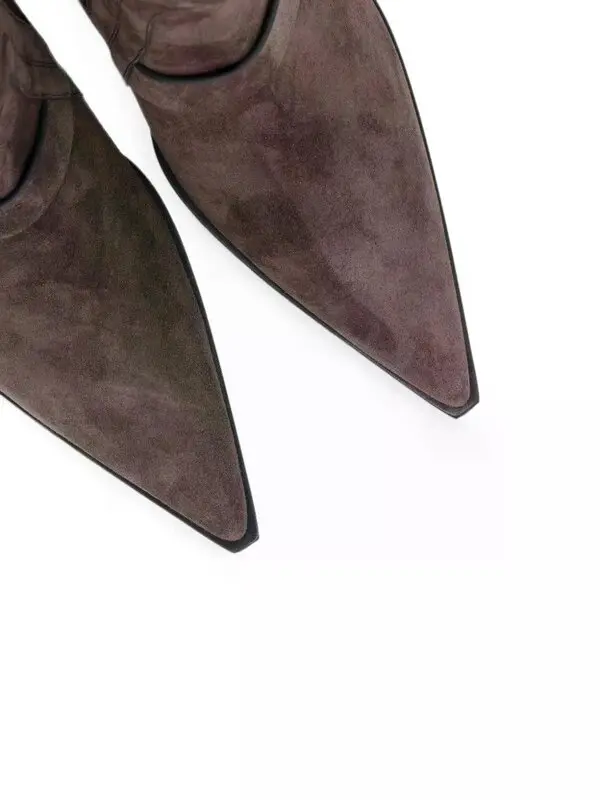 Rick Owens Sharp Wedge Ankle Boots