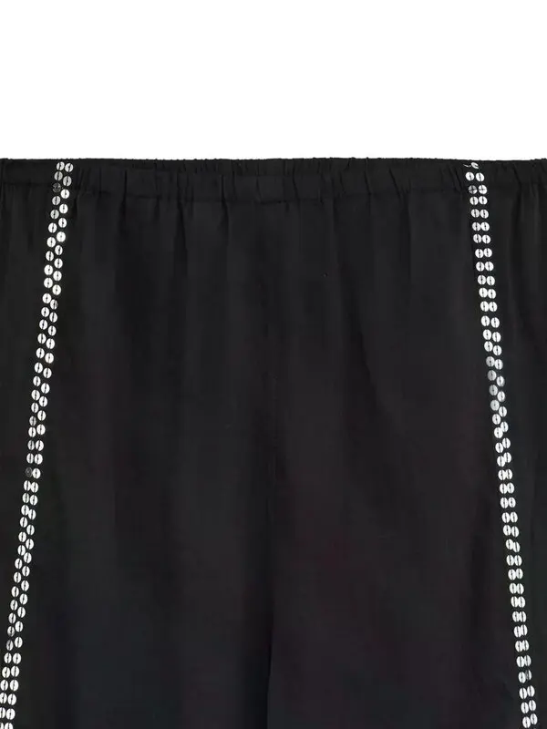 Gimaguas Angel Sequin-embellished Track Pants - Black