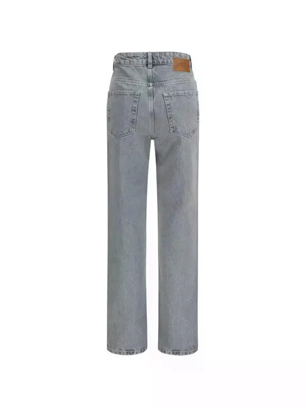 GANNI Belt-loop Jeans - Grey